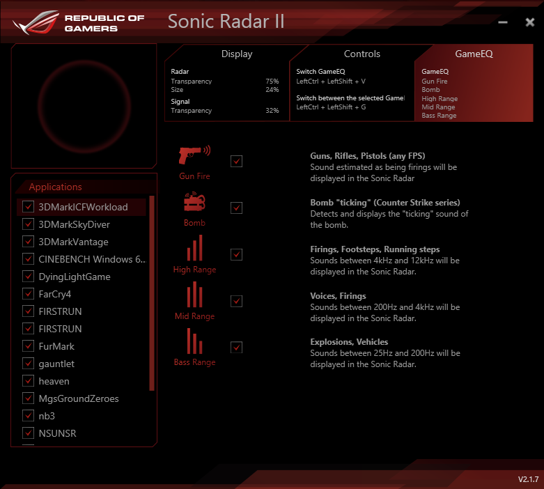 Sonic radar