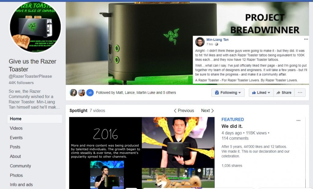 The Razer Toaster is Finally Happening: What Features do you want to ...