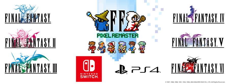 Final Fantasy Pixel Remaster Series is Now Available on PlayStation 4 and Nintendo Switch - The ...