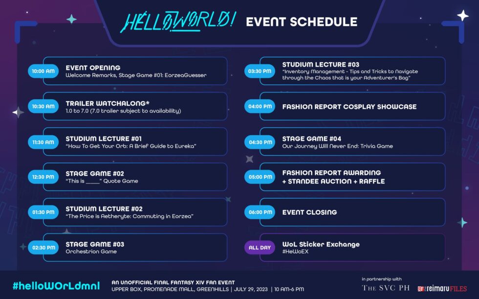 Event Alert: Hello, World! An Unofficial Final Fantasy XIV Fan Event ...