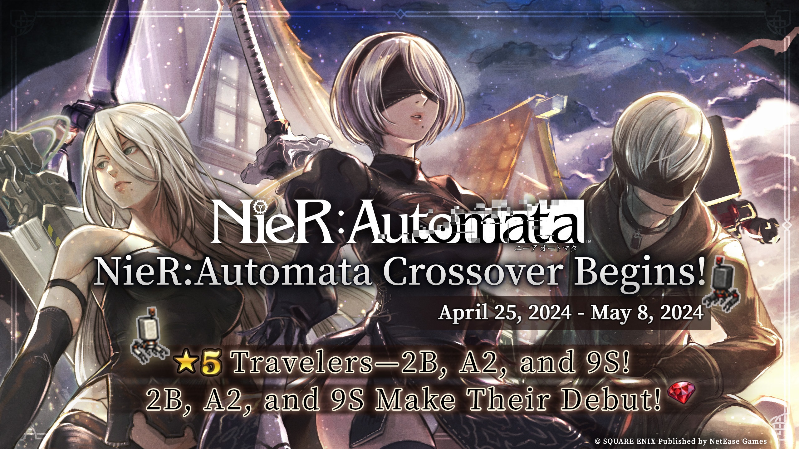 OCTOPATH TRAVELER: Champions of the Continent Gets a Nier Automata ...