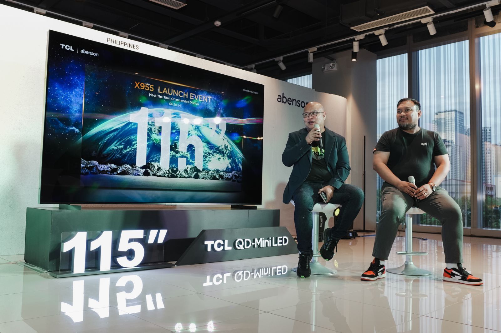 Tcl And Abenson Introduce The Titan Of Immersive Display The Tcl 115