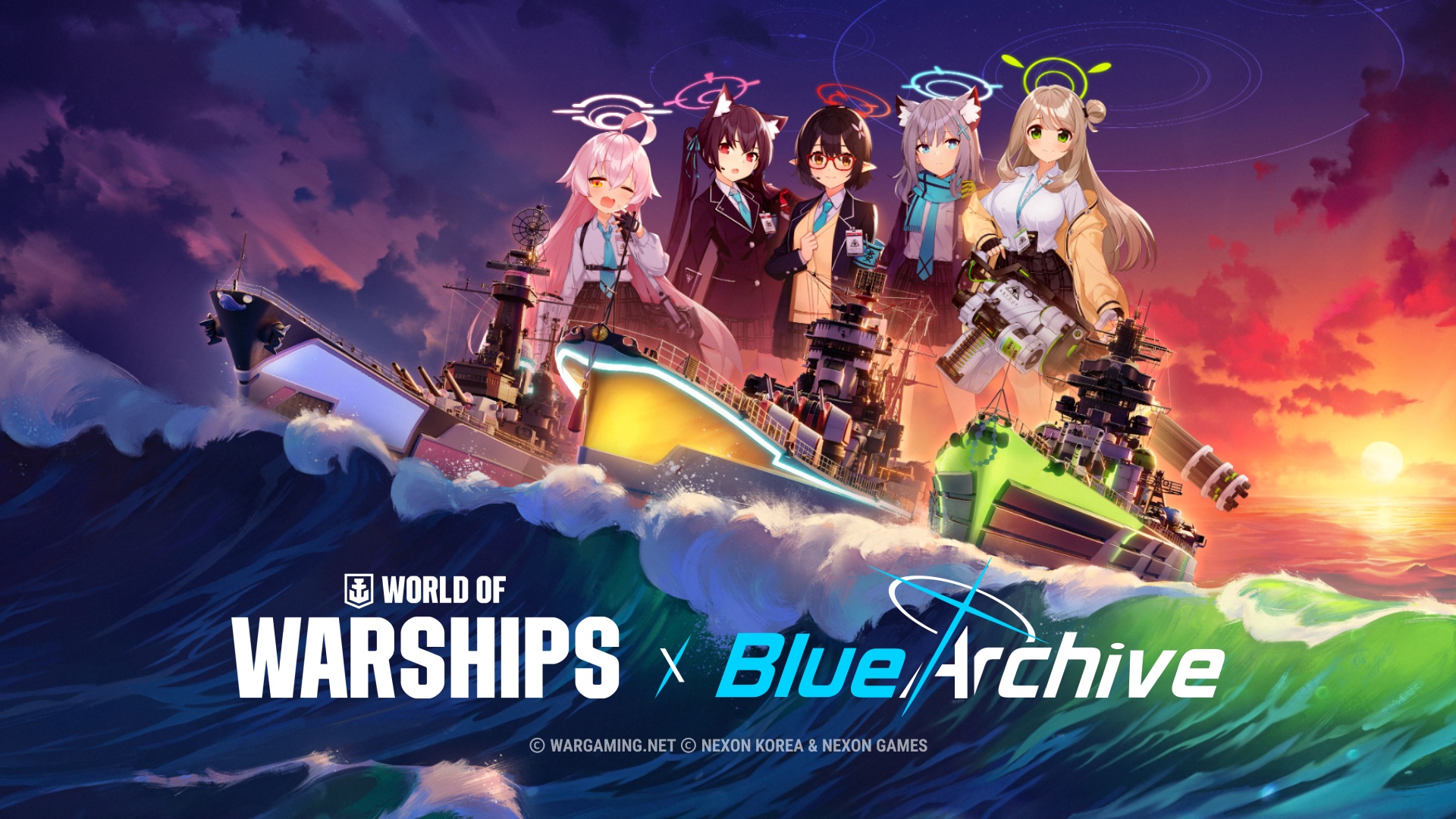 Blue Archive docks onto World of Warships this August - The Reimaru Files